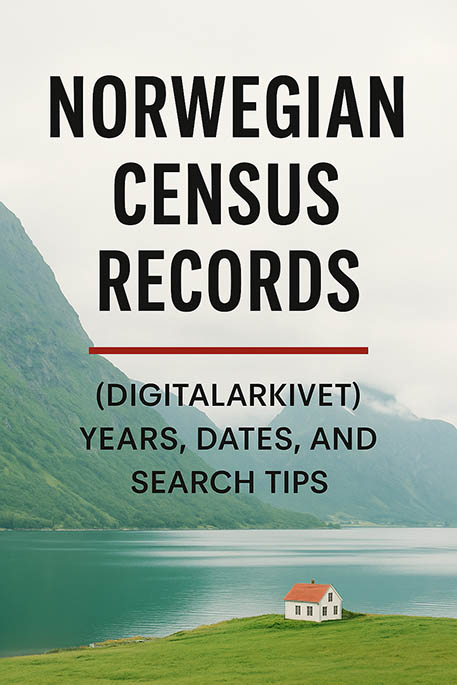 Norwegian Census Records: A Family History Guide - Norwegian Genealogy ...