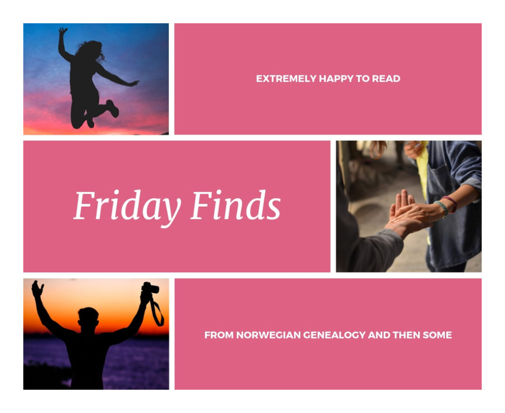 Friday finds Archives - Norwegian Genealogy and then some