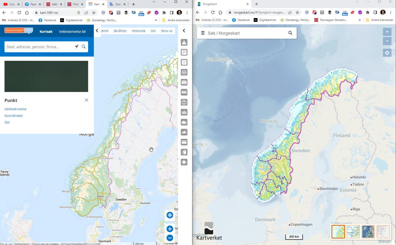 How to find living persons in Norway - Norwegian Genealogy and then some