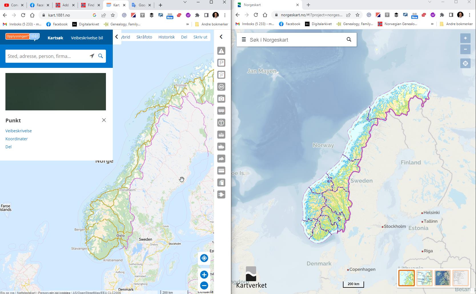 How to find living persons in Norway - Norwegian Genealogy and then some